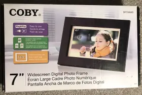 COBY DP700 Widescreen Digital Frame Led Display Viewer